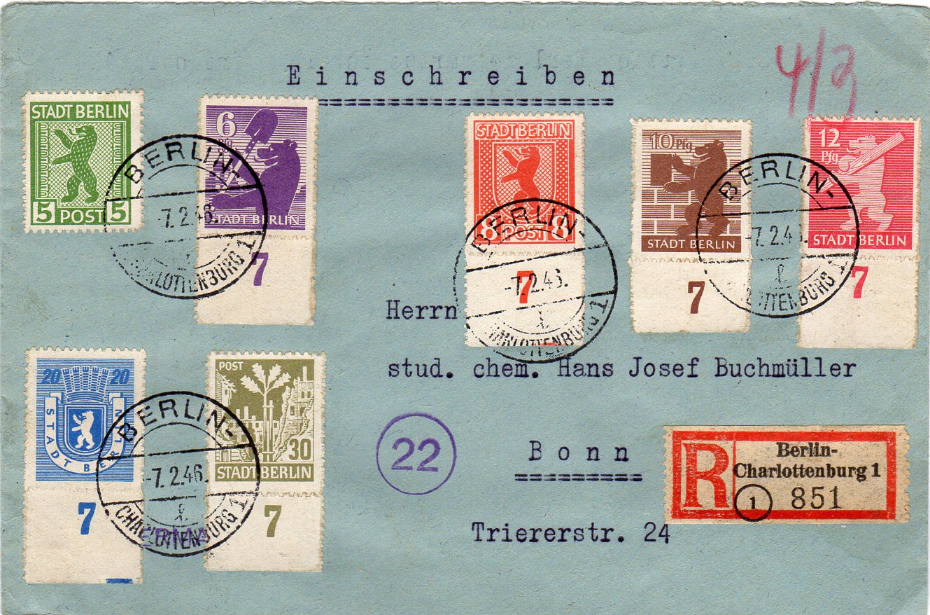 Philaseiten.de: Alliierte Besetzung SBZ Berlin-Brandenburg Beleg echt ...