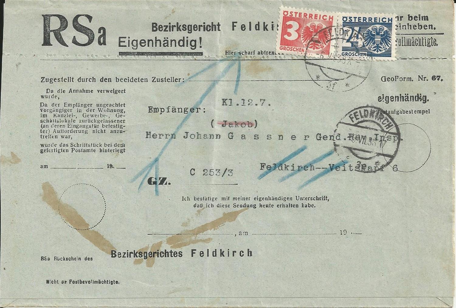 Philaseiten.de: Österreich - Belege aus der Ostmark (1938-1945)